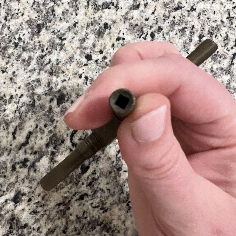 Vintage Four Sided Spider Brass Wind up Clock Key Multikey Even Sizes 6 ...