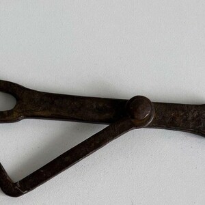 Antique Heavy Gate Hook Clasp to New England Cemetery Blacksmith ...