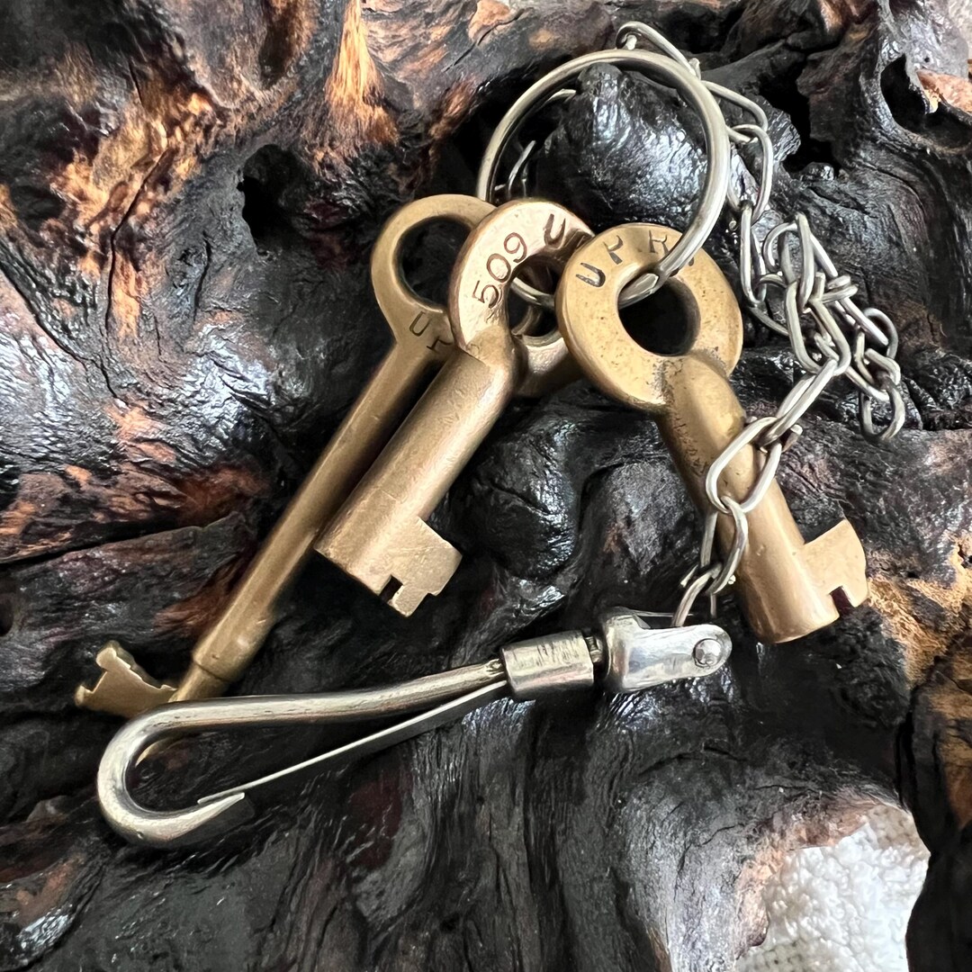 Union Pacific UP Railroad RR 3 Key Lot Brass Switch Caboose Safety ...