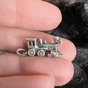 Vintage Sterling Silver Charm Train Locomotive Steam Engine Travel ...