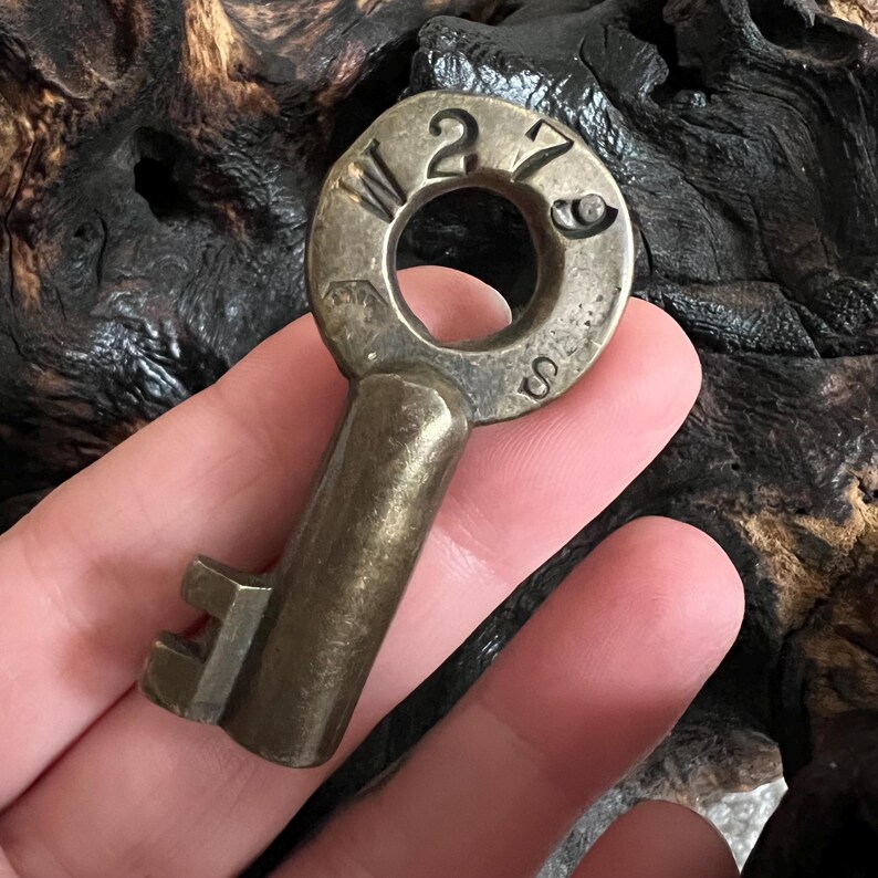 Penna Co the Pennsylvania Railroad Brass Switch Key Adams Westlake Hex ...