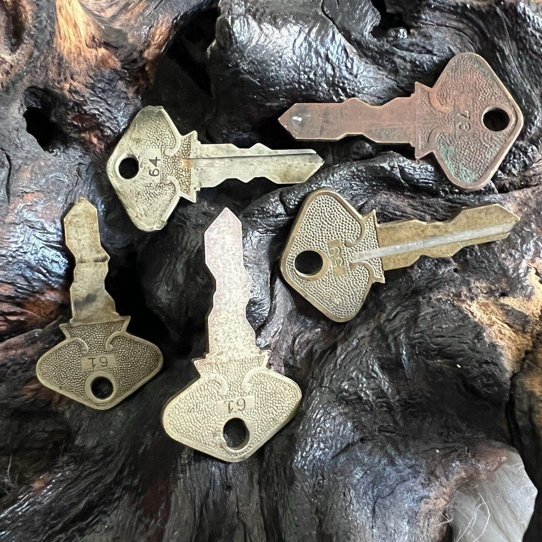 Vintage Ford Model T Lot 5 Genuine Car Keys 59 61 64 73 Clum Briggs ...