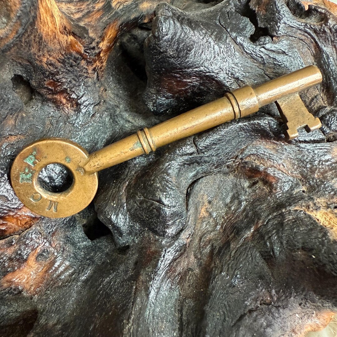 Antique Steam Era Maine Central Railroad MC RR Caboose Key Skeleton ...