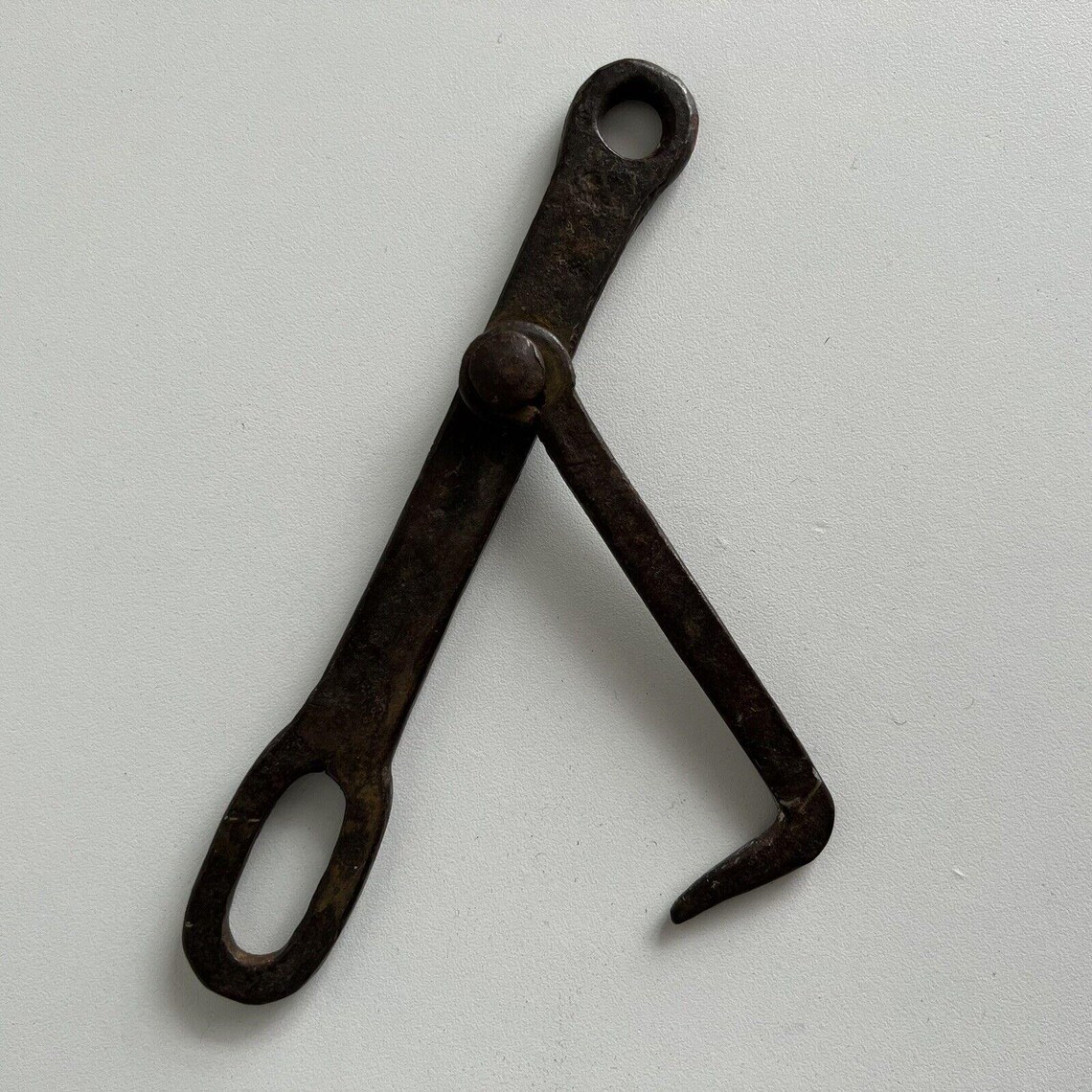Antique Heavy Gate Hook Clasp to New England Cemetery Blacksmith ...