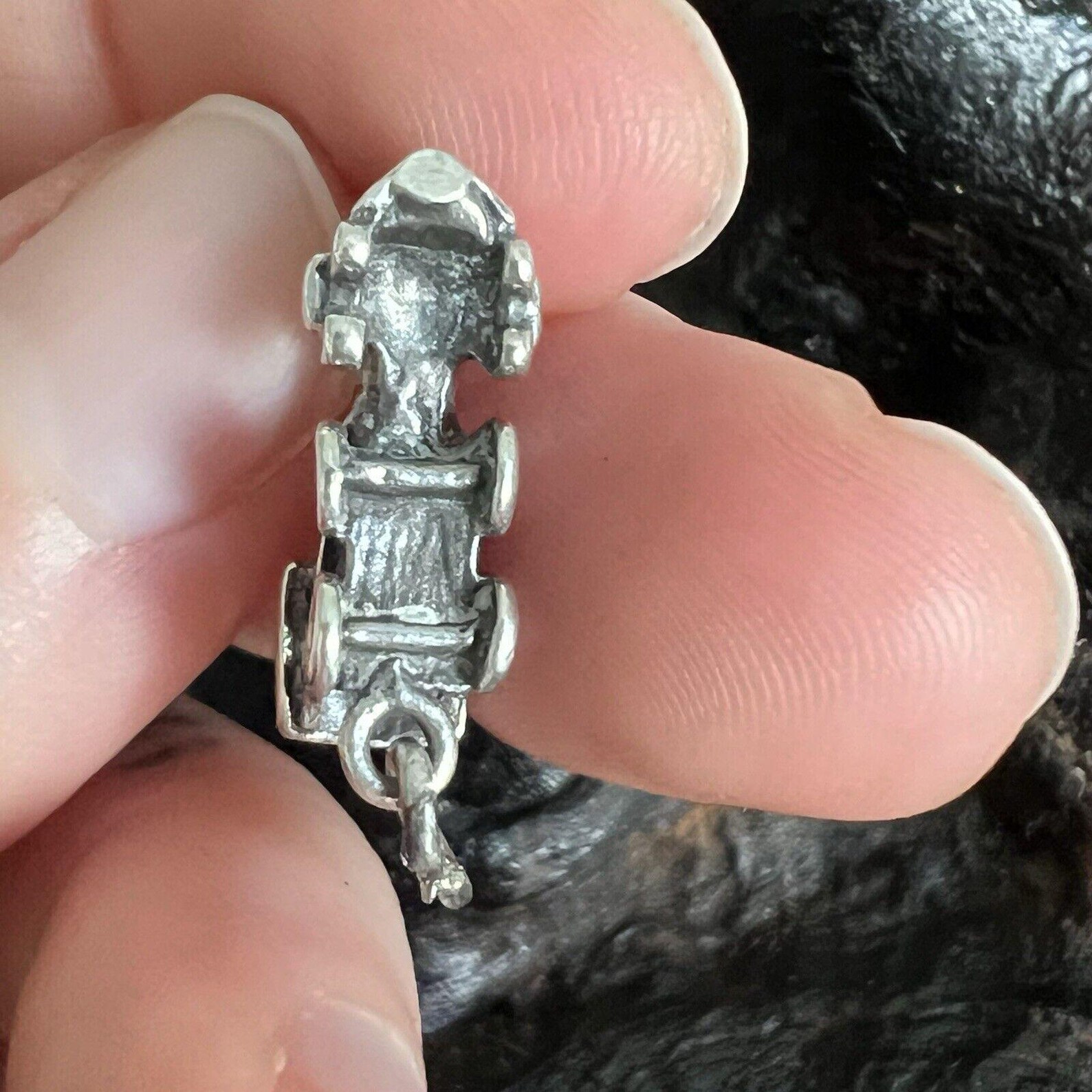 Vintage Sterling Silver Charm Train Locomotive Steam Engine Travel ...