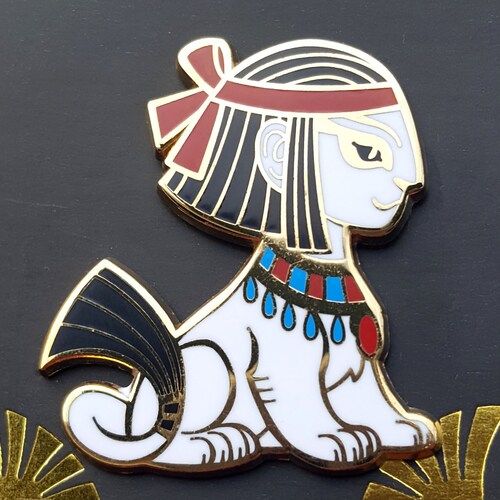 Tiny Pantheon AMMIT ENAMEL PIN. Cute Ancient Egyptian - Etsy