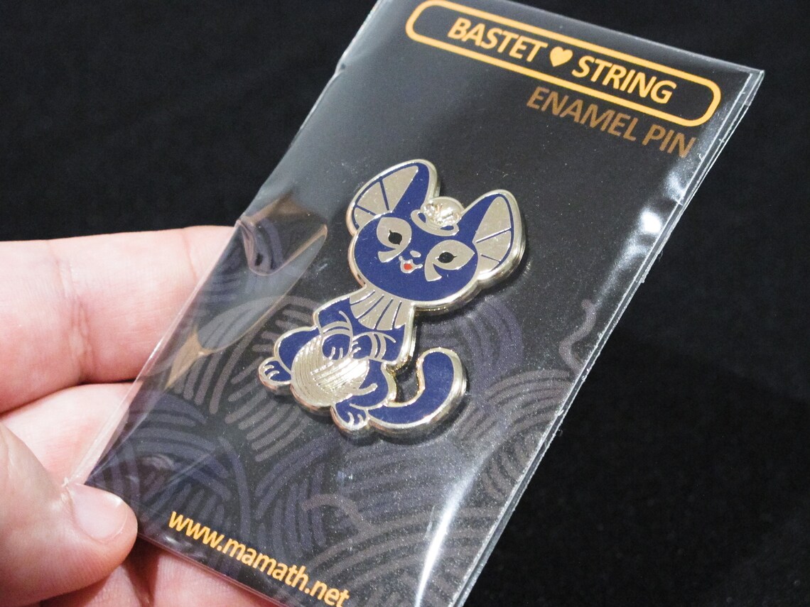 BASTET Enamel PIN. Ancient Egyptian Goddess Bast Kitten Lapel - Etsy