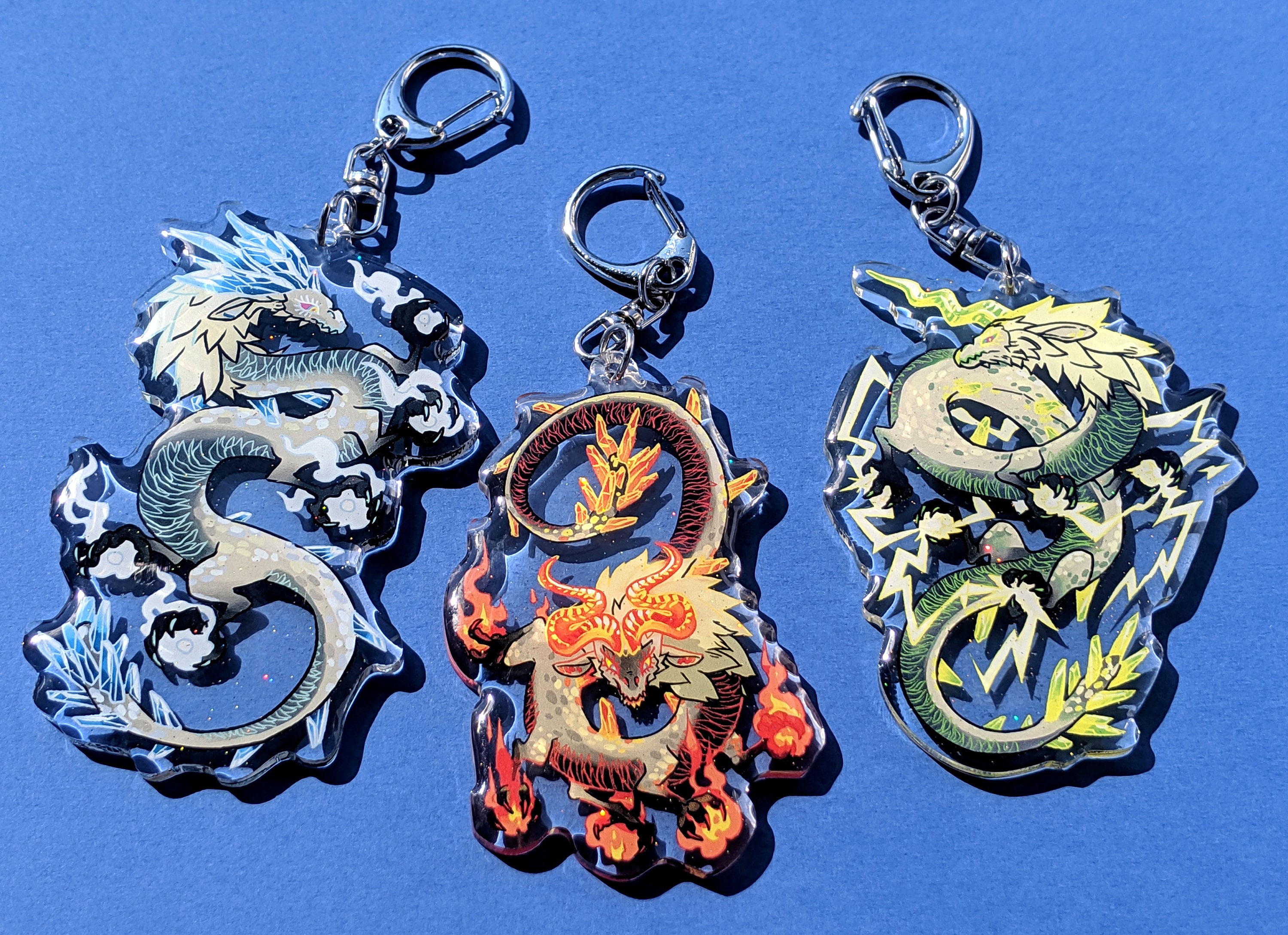 BOTW Celestial Dragons: Naydra Dinraal and Farrosh Acrylic - Etsy Australia