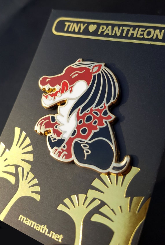 Tiny Pantheon AMMIT ENAMEL PIN. Cute Ancient Egyptian - Etsy