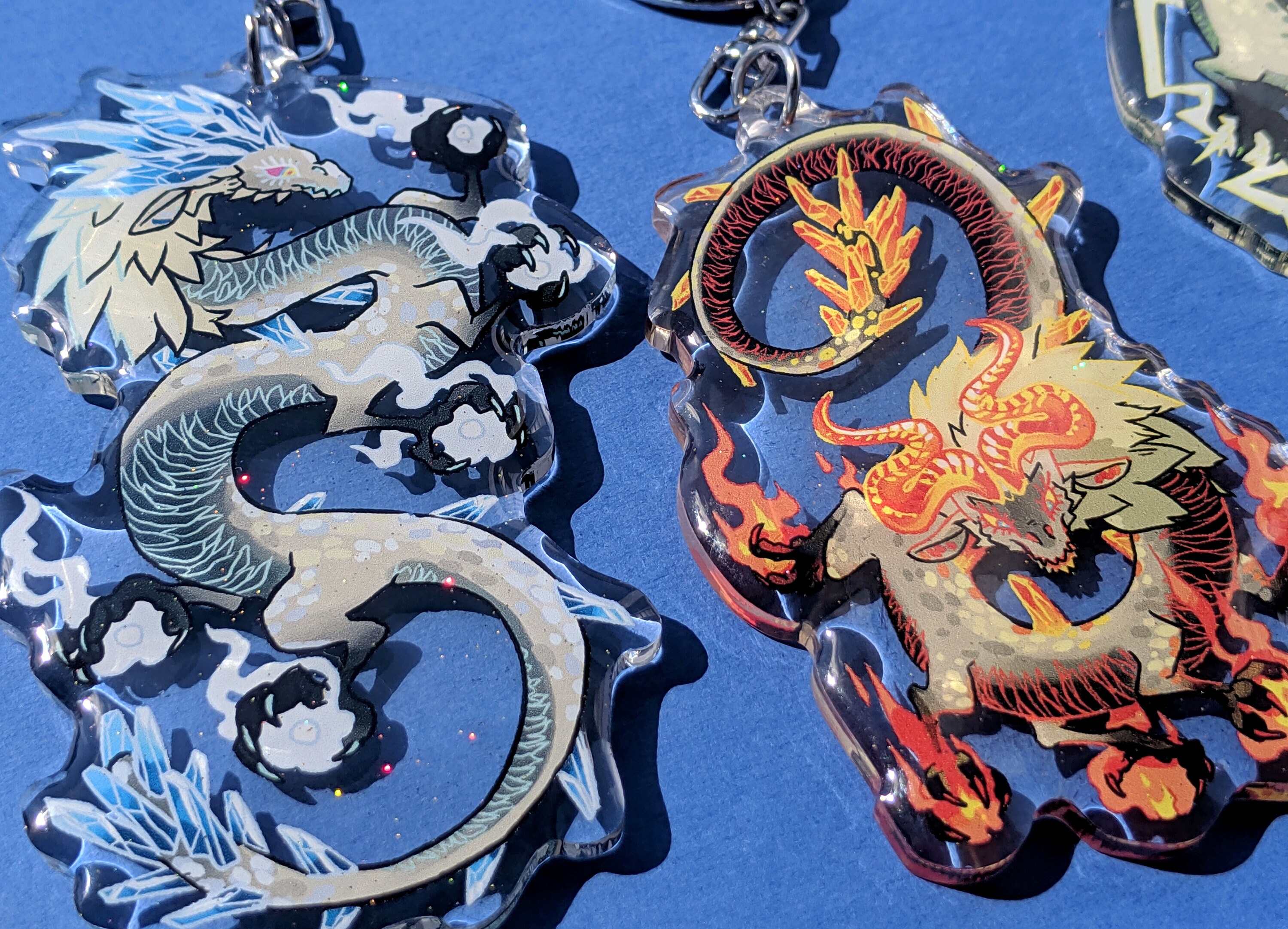 BOTW Celestial Dragons: Naydra Dinraal and Farrosh Acrylic - Etsy Australia