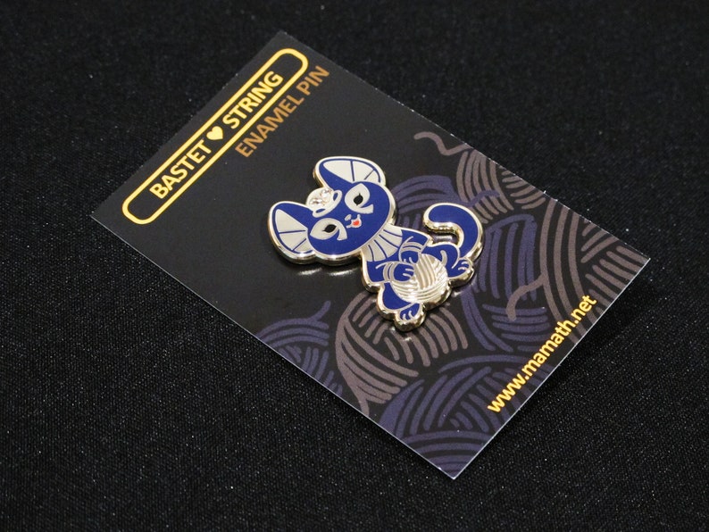 BASTET Enamel PIN. Ancient Egyptian Goddess Bast Kitten Lapel - Etsy
