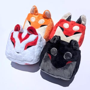BOXFOX Designer Plush Toy. Cute Cube Fox Soft Toy. Medium Size ...
