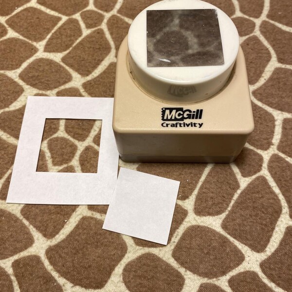 Square Paper Punch - Etsy