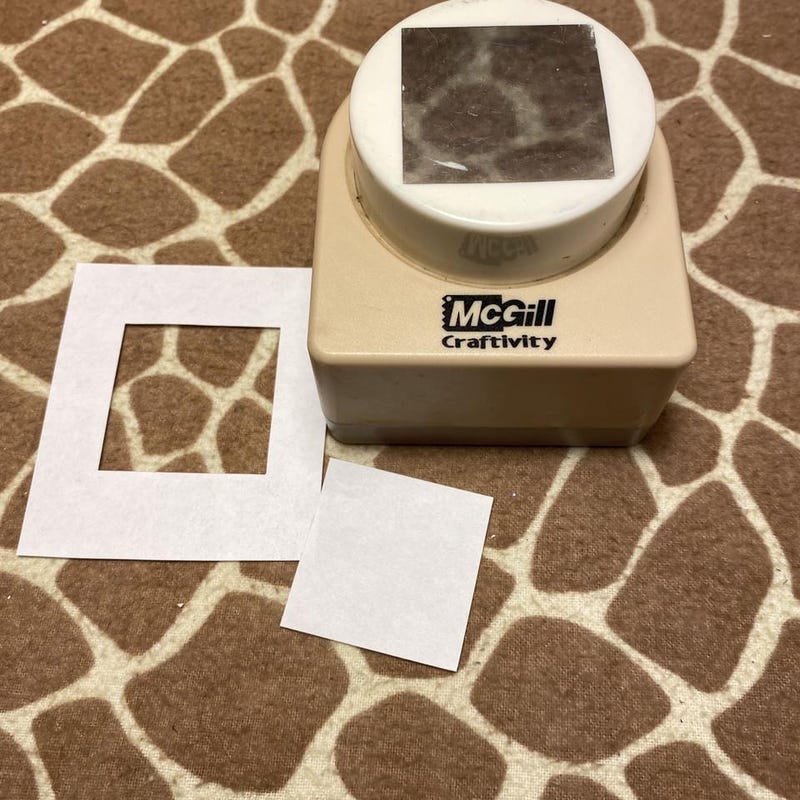 Square Paper Punch - Etsy