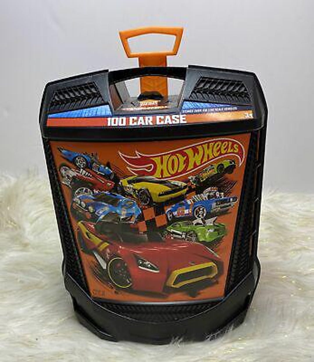 Hot Wheels Rollin' 100-car Case Rolling Storage Case With Retractable ...