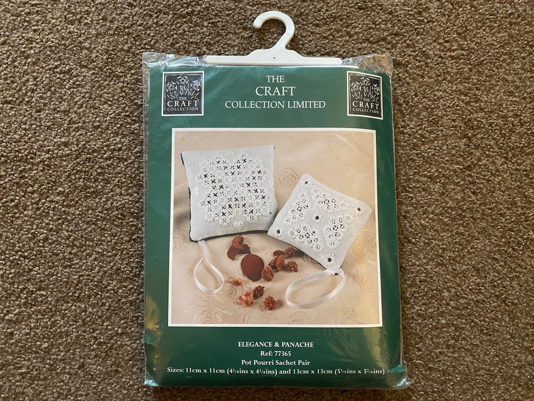 The Craft Collection Ltd - Embroidery Kit - Elegance & Panach Pot ...