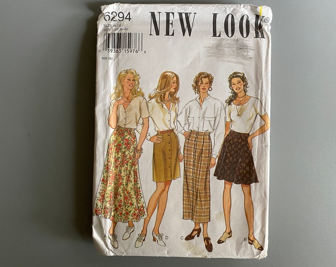 New Look Sewing Pattern K6245 Summer Tops 4 Designs 5 Sizes 6-8 / 10-12 ...