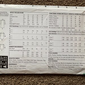 New Look Sewing Pattern 6542 Blouses / Tops 4 Designs 5 - Etsy UK