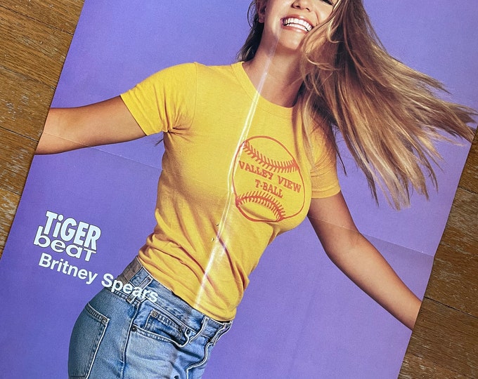 BRITNEY SPEARS Poster | Tiger Beat Magazine | NSYNC Poster | Tiger Beat ...