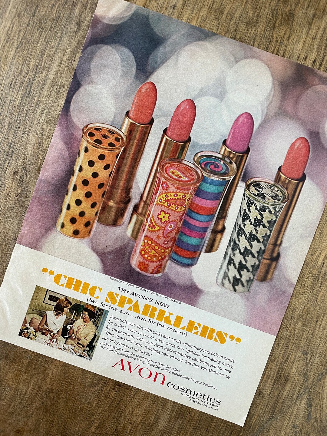 Vintage Avon Makeup Ad | Avon Lipstick Ad | 1960s Avon Ad | Vintage Makeup Ad | Gift Ideas ...