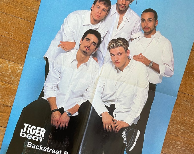 BACKSTREET BOYS POSTER | Tiger Beat Magazine | 2000s Boy Bands | Tiger ...