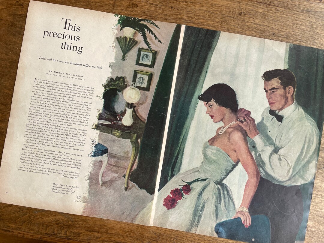 Vintage Gwen Fremlin Illustration | Romantic Art | 1940s | Gwen Fremlin ...