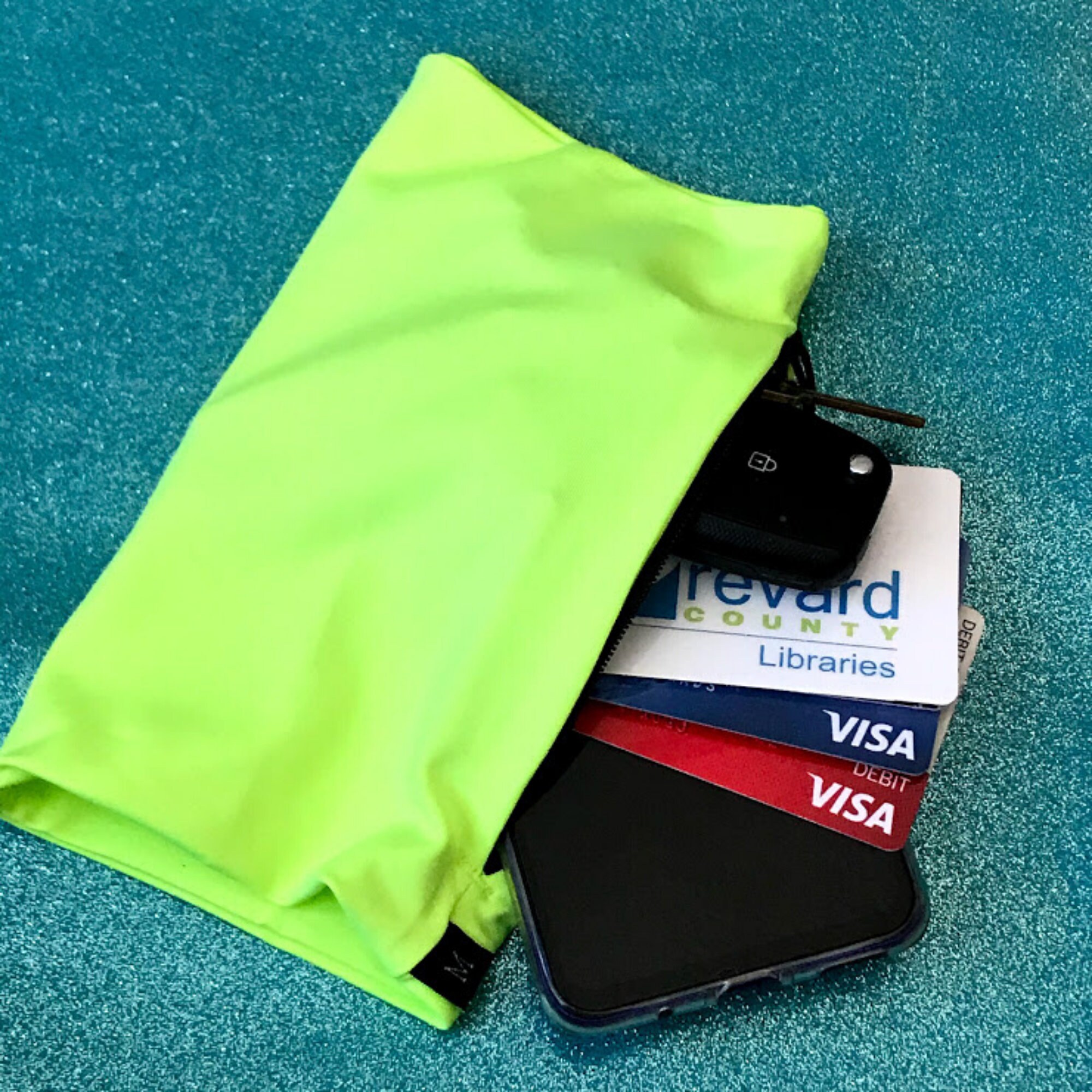 Polyester Spandex Cell Phone Armband, Zippered Running Sleeve - Etsy