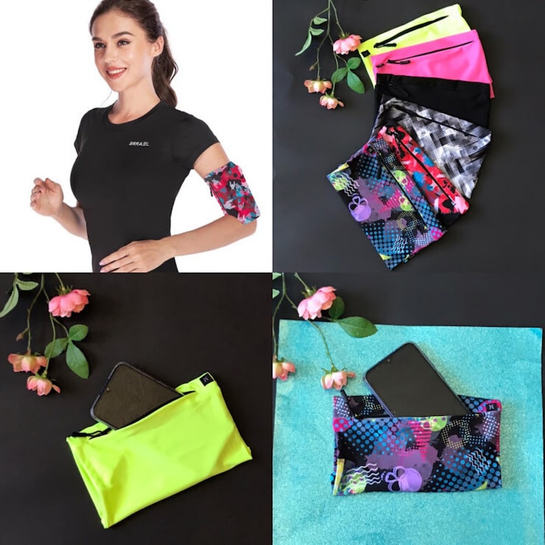 Cell Phone Arm Band Running Armband Running Sleeve Phone Armband Wrist ...