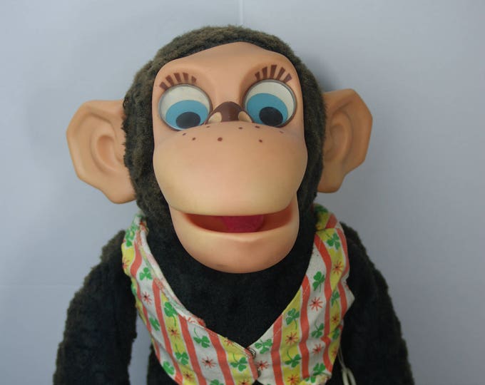 Mattel Chester O' Chimp Pull String Chatty Talking Monkey Doll Animal ...