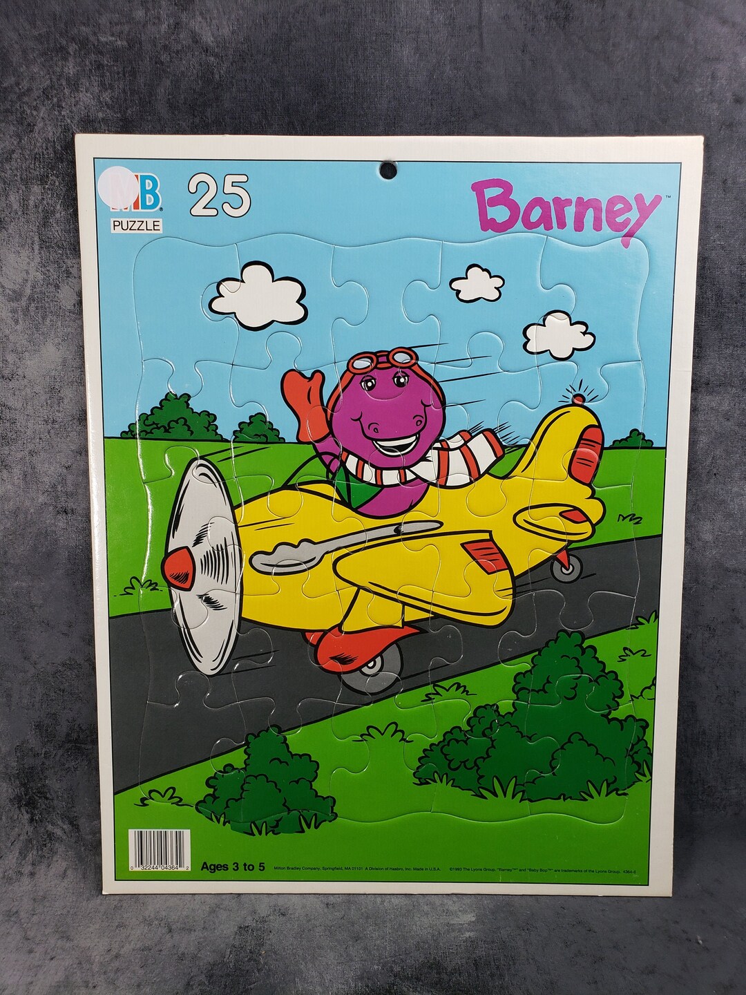 1993 Large Barney Frame Tray Puzzle Ages 3 to 5 HTF - Etsy