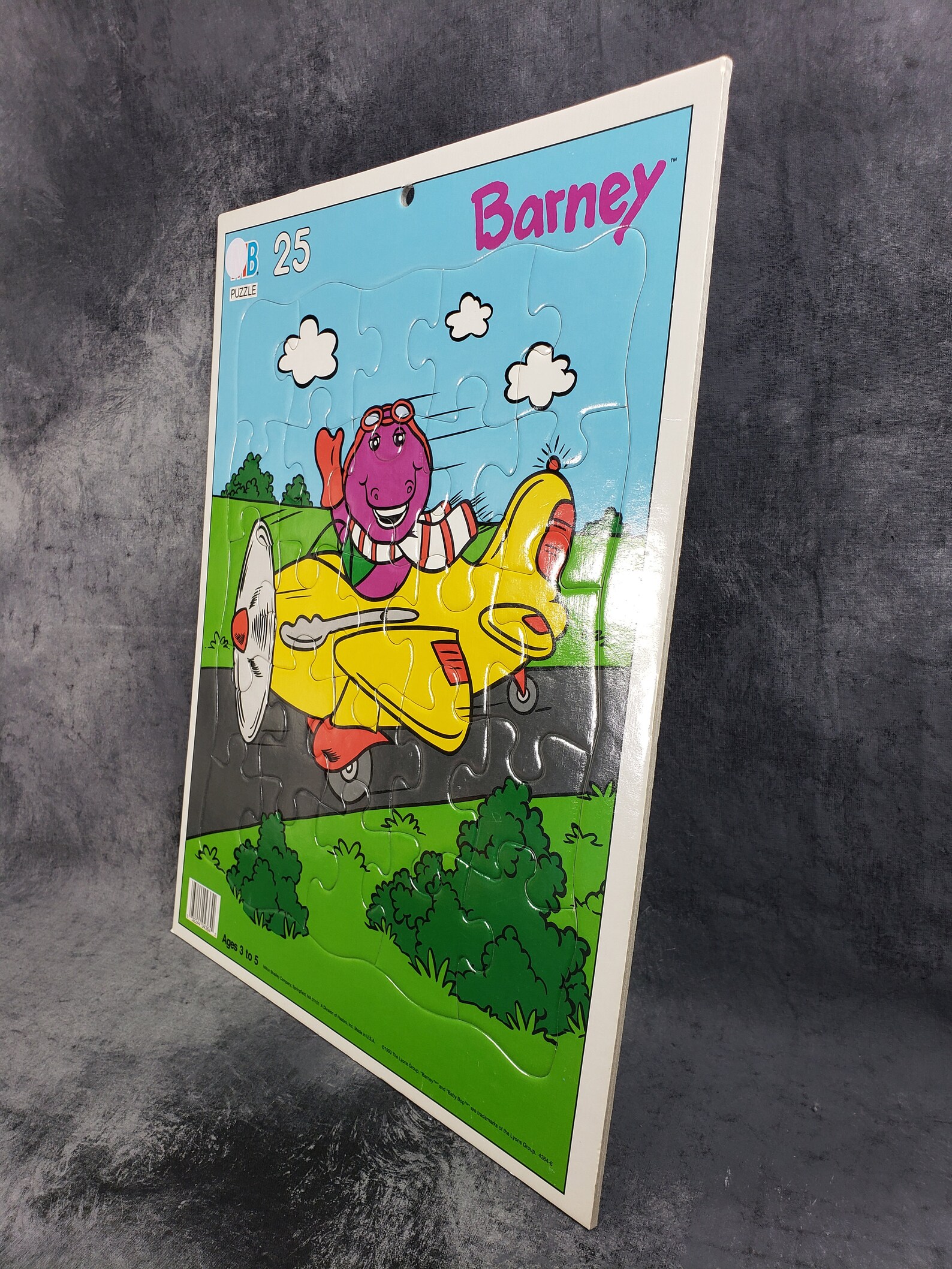 1993 Large Barney Frame Tray Puzzle Ages 3 to 5 HTF - Etsy