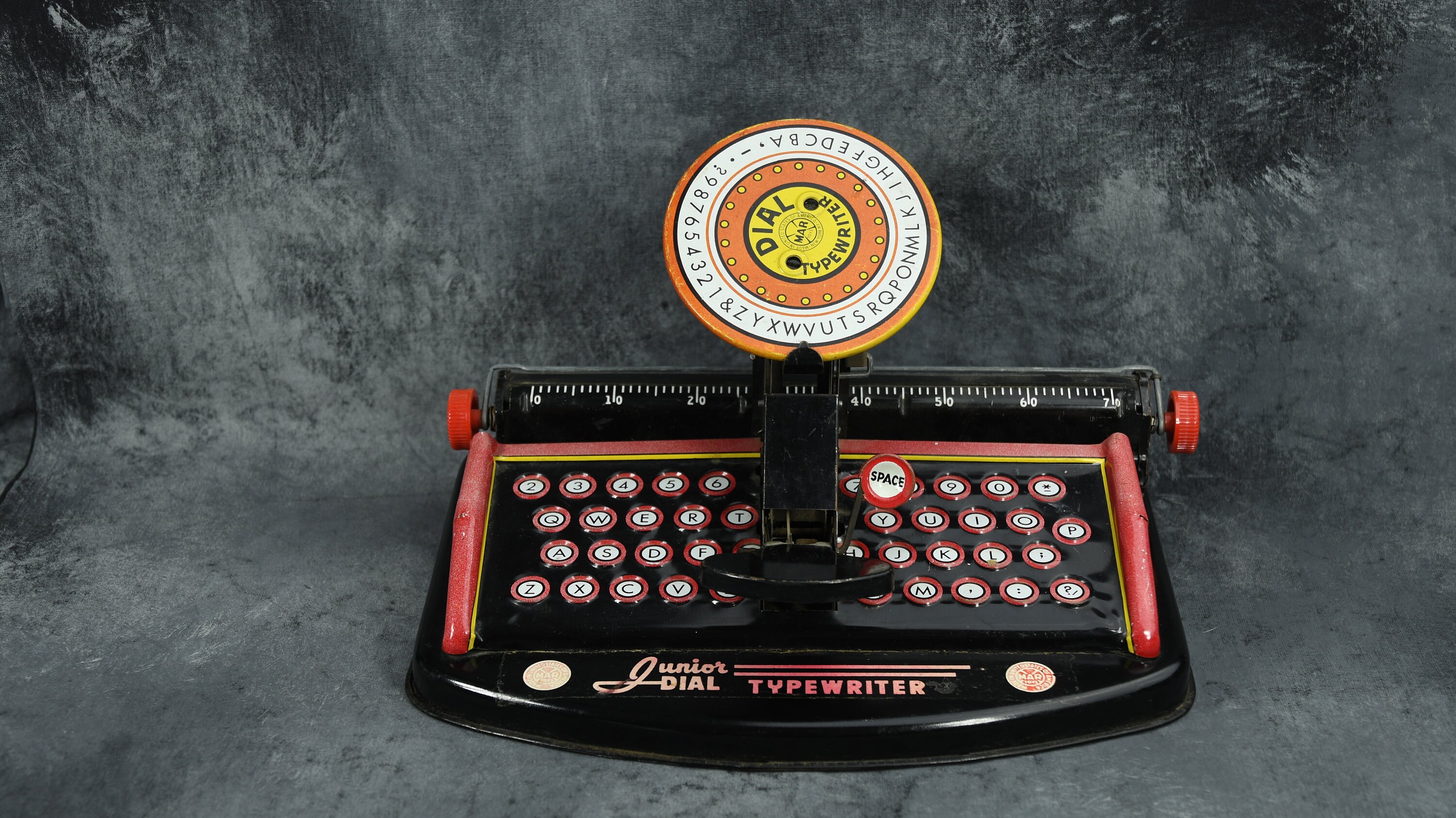 Toys Marx Toys Junior Dial Typewriter Pretend Play etna.com.pe