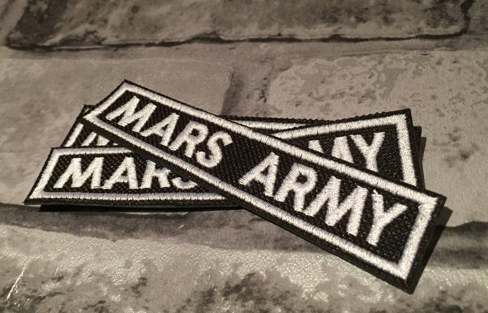 MARS ARMY PATCH 10x2 Cm - Etsy