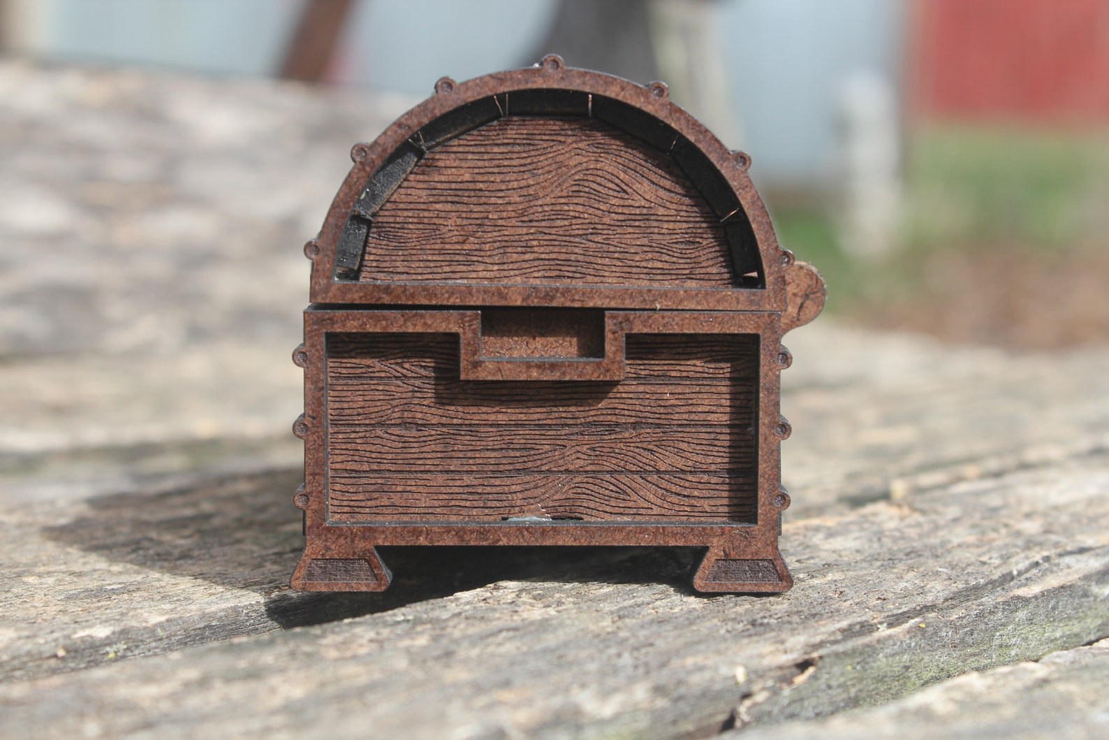Wooden Laser Cut Treasure Chest Project - Etsy
