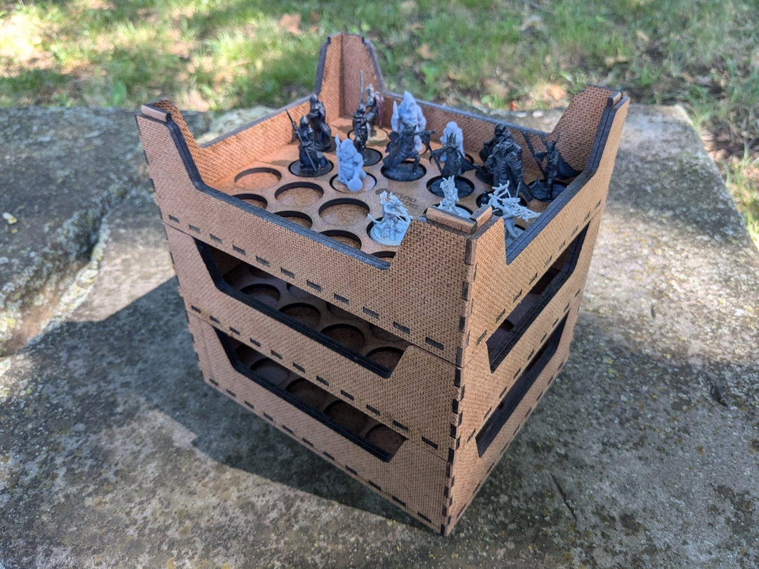 Stacking Tabletop Miniature Storage Trays - 3 Pack - Etsy