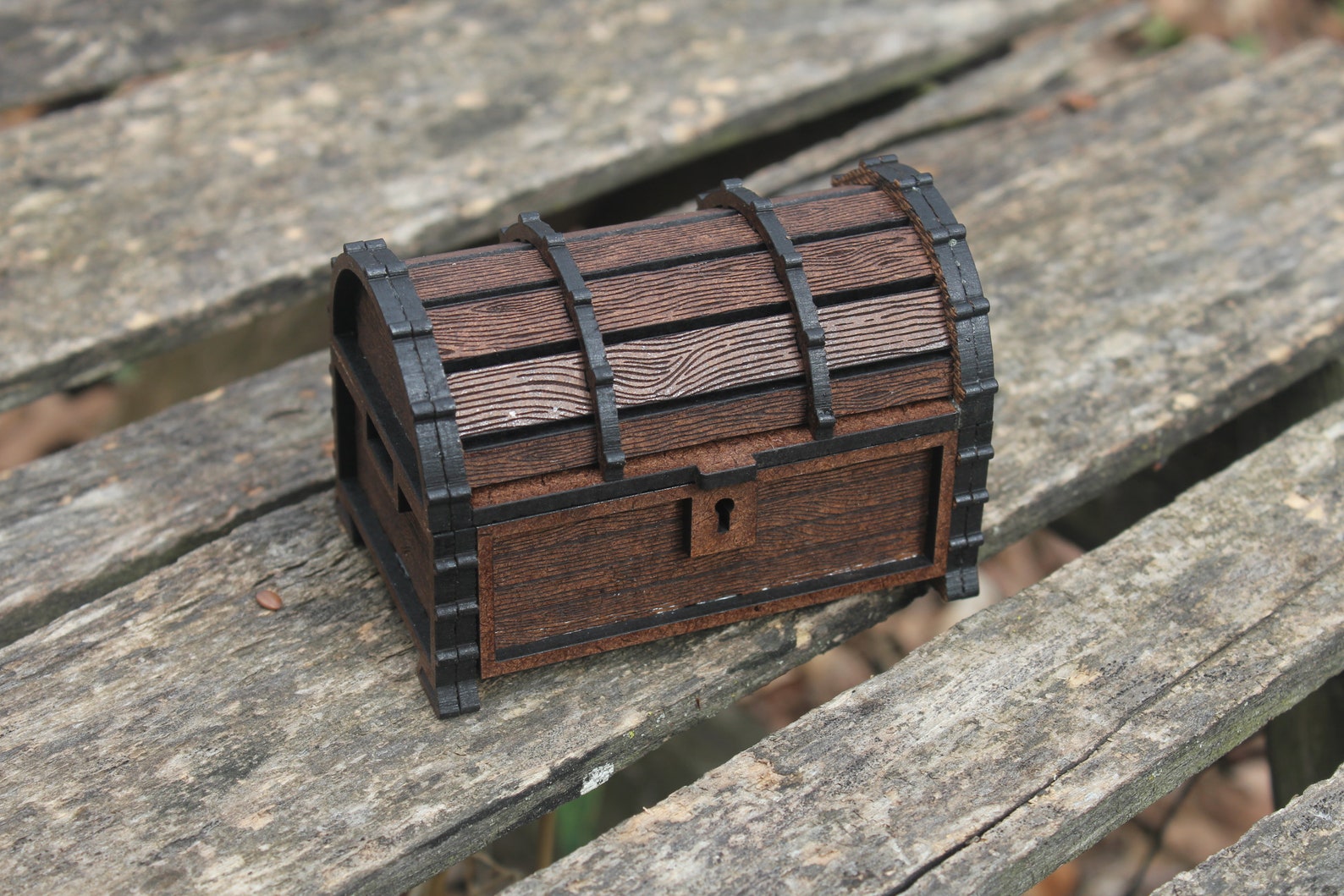 Wooden Laser Cut Treasure Chest Project - Etsy