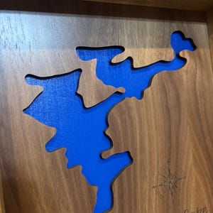 Wood Lake, Minnesota, Boundary Waters Canoe Area Relief Map Custom ...