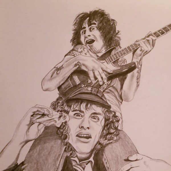 Bon Scott - Etsy