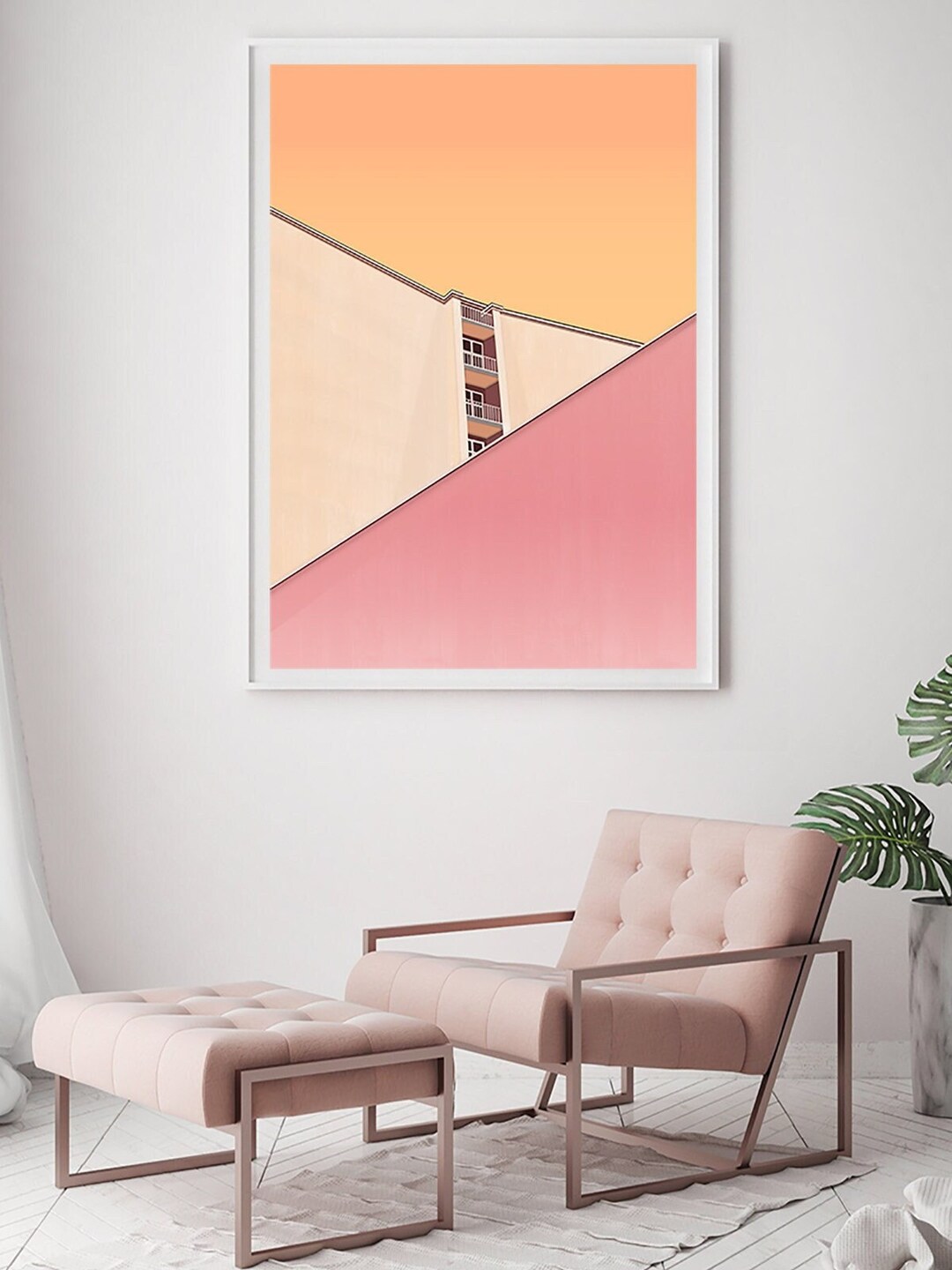Urban Ice Cream Architectural Print, Large Format Artwork - Minimalist ...