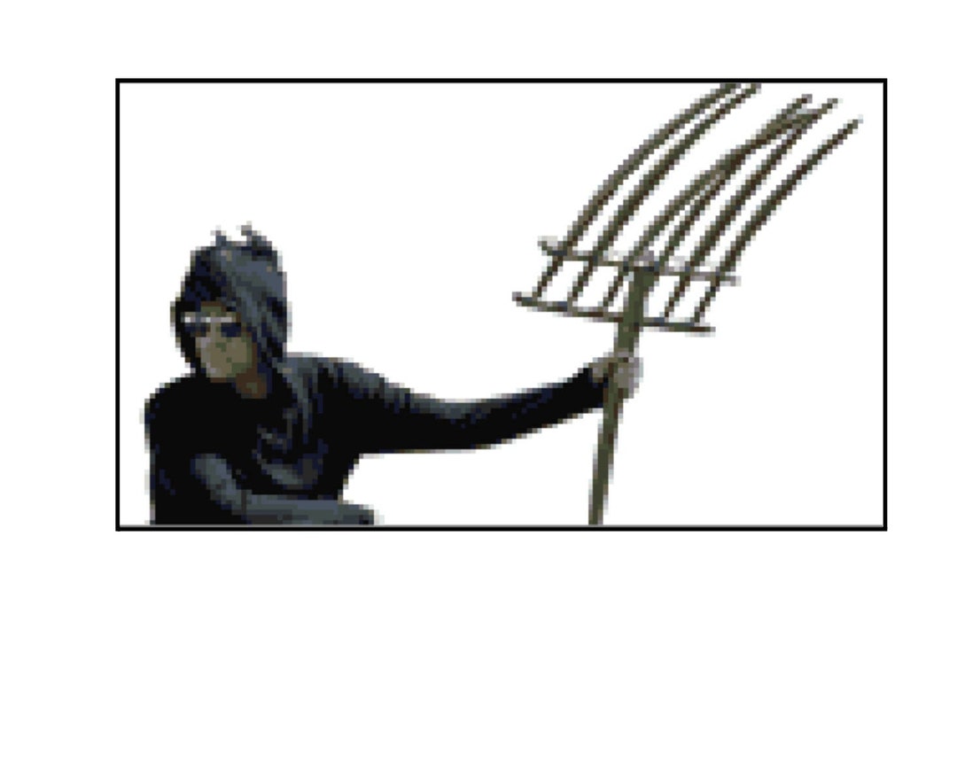 David Rose in a Field Cross Stitch Pattern - Etsy