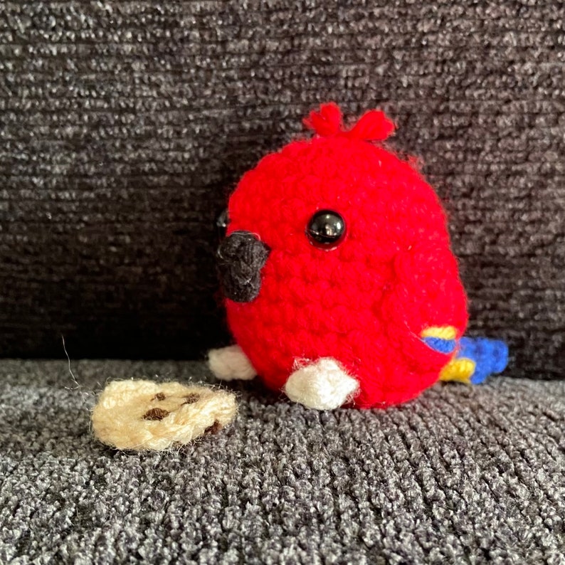 Minecraft Parrot Inspired Plush Homemade Crochet Plushie - Etsy