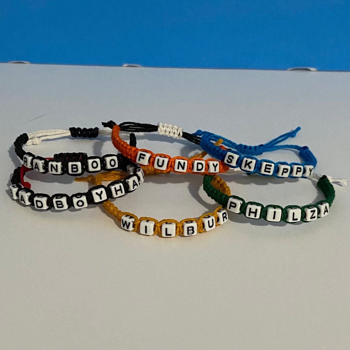 Minecraft Youtuber Inspired Bracelets MCYT Tommyinnit Dream | Etsy