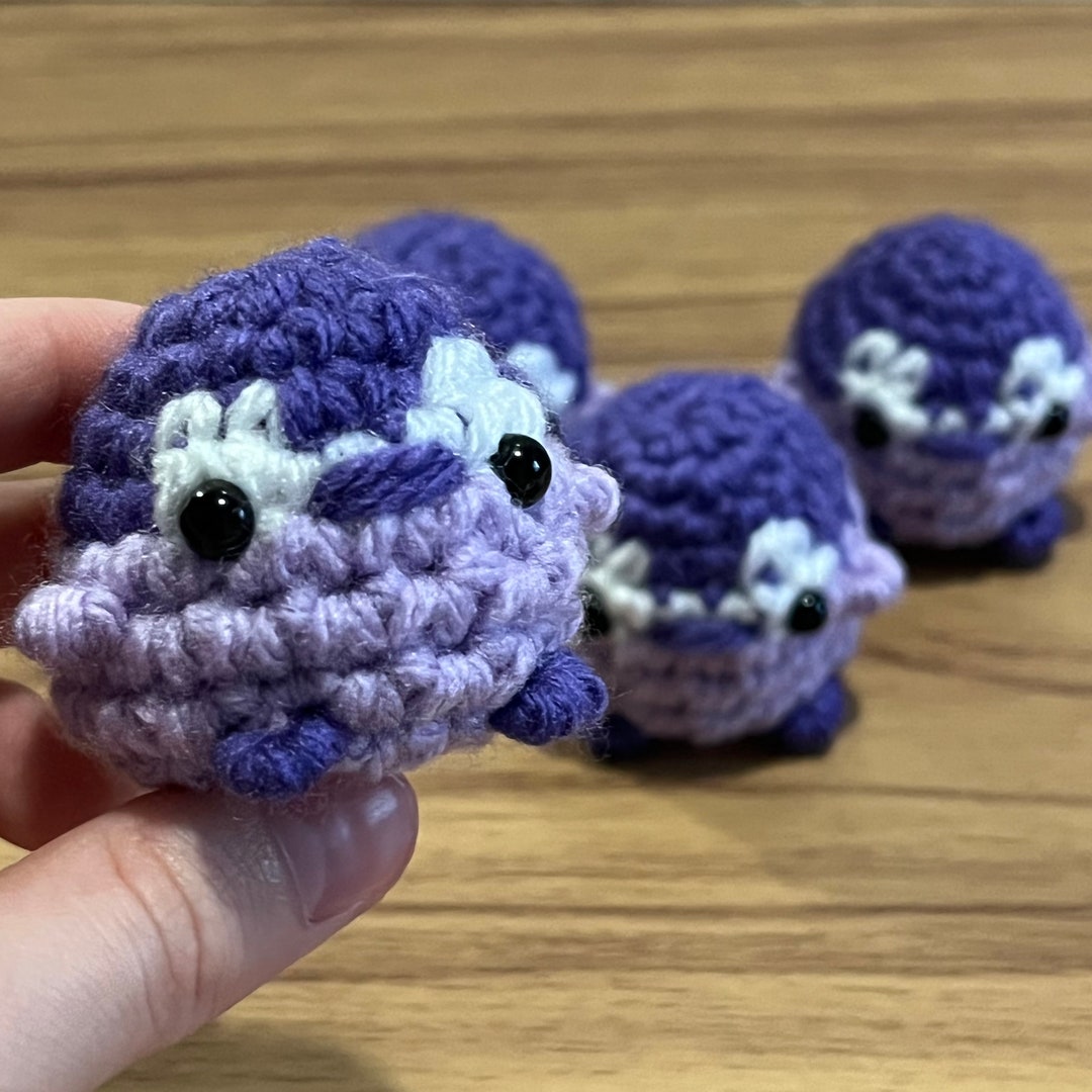 MINI EDITION; Amigurumi Grape Purple Penguin - Adorable Small Plush ...