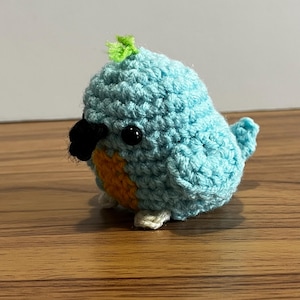 Minecraft Parrot Inspired Plush - Homemade Crochet Plushie MCYT Plush ...
