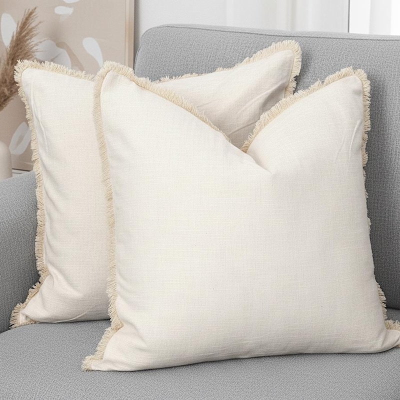 Frayed Edge Cushion Cover - Etsy