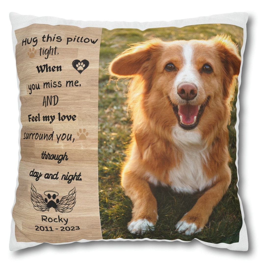 Pet Loss Gift for Dog Owner, Personalized Pet Memorial Gift for Dog Mom ...