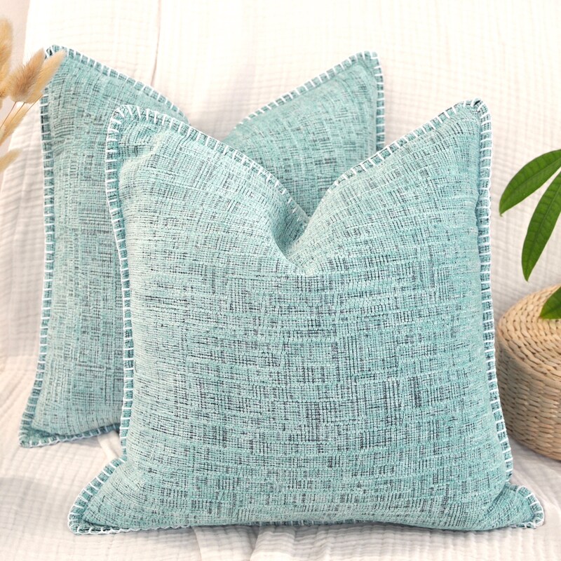 Turquoise Throw Pillow - Etsy