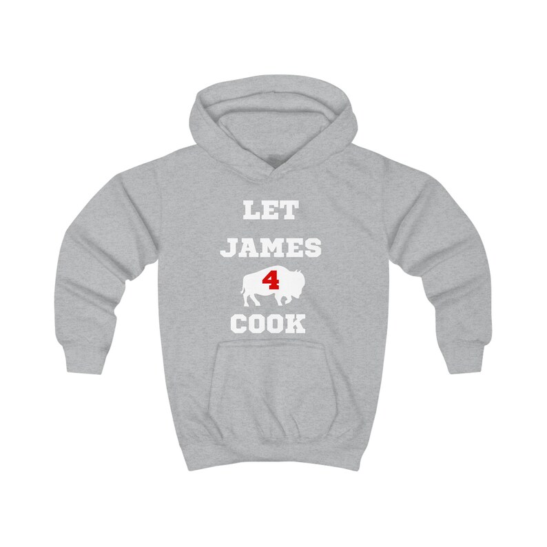 James Cook Buffalo Football Kids Hoodie - Youth Sports Sweatshirt ...