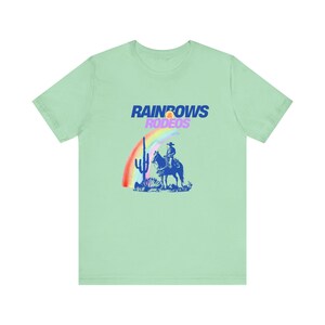 Rainbows & Rodeos Gay Cowboy T-shirt, LGBTQ Unisex Tee, Western Pride ...