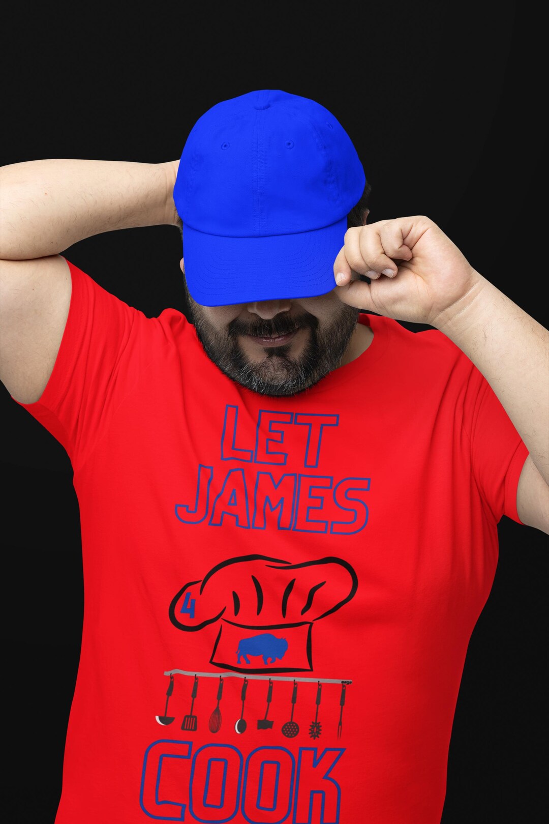 Let James Cook Unisex Short Sleeve Bills Football #4 Tee - Etsy